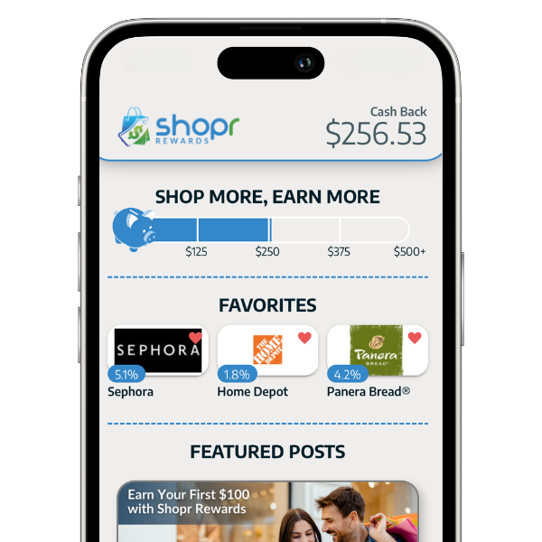 Shopr – Instant Cash Back On Every Day Spending