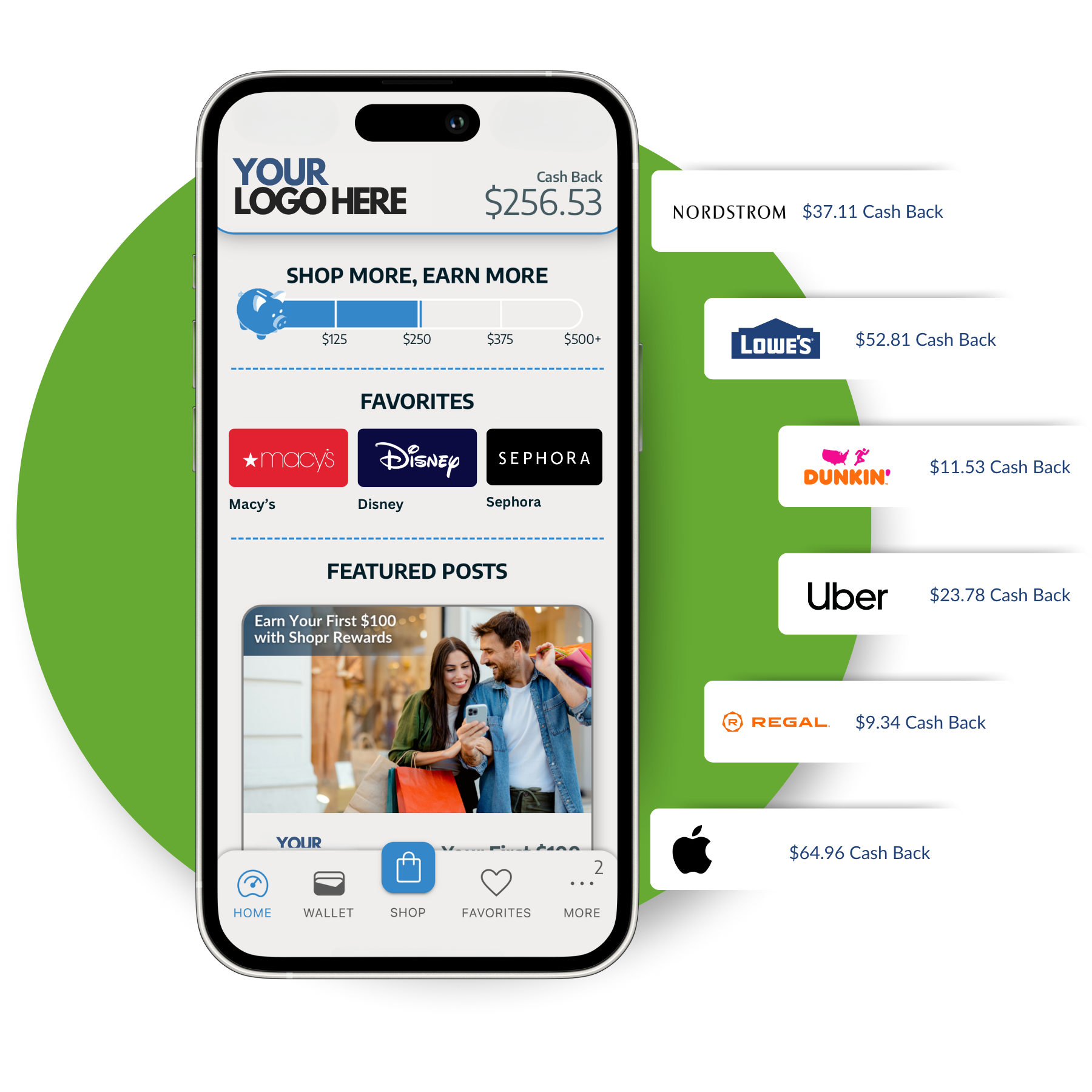 Shopr – Instant Cash Back On Every Day Spending